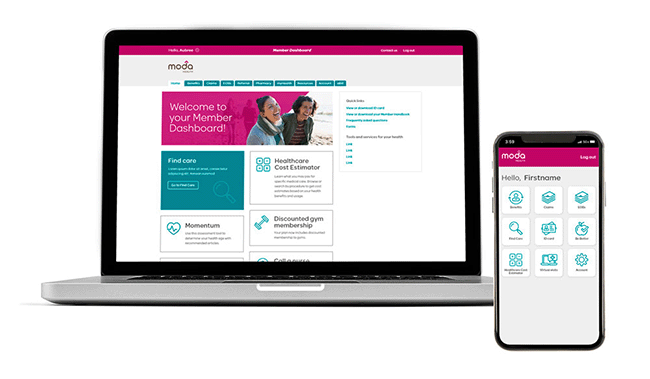 Member dashboard |Moda Health Idaho